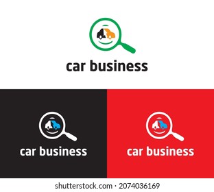 Car Search Design Vector Logo Stock Vector (Royalty Free) 2074036169 ...