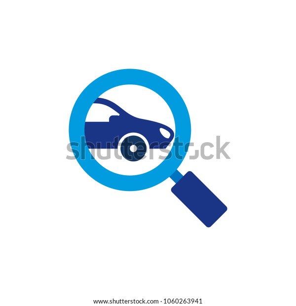 Car Search Logo Icon Design Stock Vector (Royalty Free) 1060263941 ...