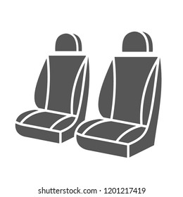 Car Seat Vector Icon Front Seat Stock Vector (Royalty Free) 1201217419 ...