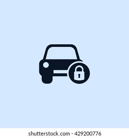 Car Security Icon Car Security Vector Stock Vector (Royalty Free ...