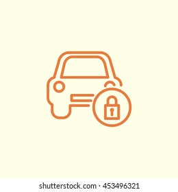 Car Security Line Icon Stock Vector (Royalty Free) 457183219 | Shutterstock
