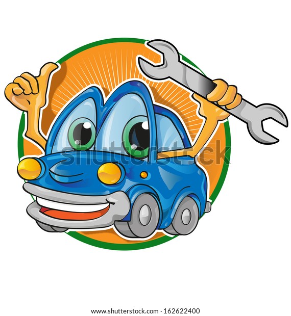 Car Service Cartoon Stock Vector (Royalty Free) 162622400 | Shutterstock