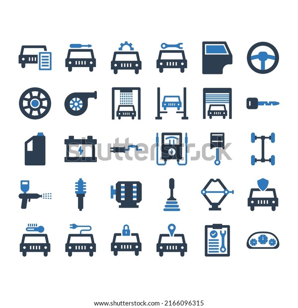 Car Service Icon Car Maintenance Icon Stock Vector (Royalty Free ...