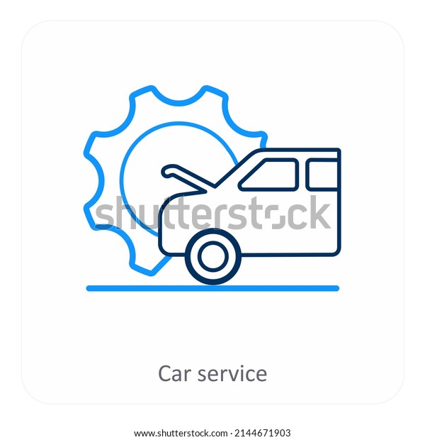 Car Service Maintenance Icon Concept Stock Vector (Royalty Free ...