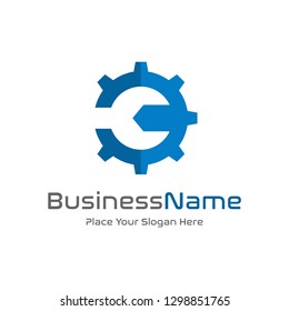 Service Agent Logo Template Design Vector: vetor stock (livre de ...