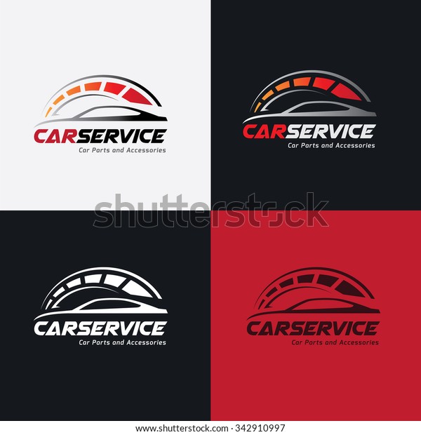 Car Services Automotive Logo Template Stock Vector (Royalty Free) 342910997