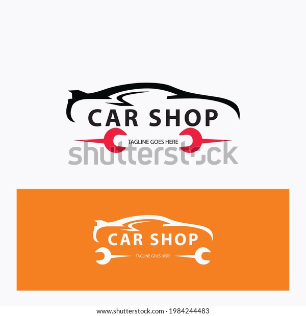 Car Shop Logo Design Template Car Stock Vector (Royalty Free ...