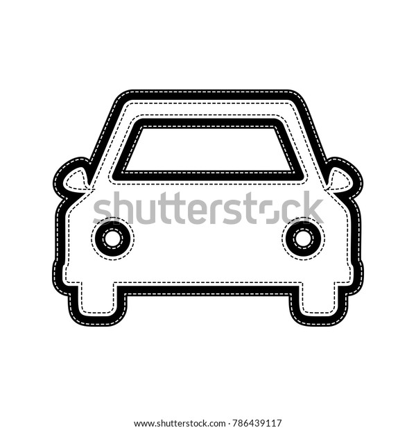 Car Sign Illustration Vector Flat Style Stock Vector (Royalty Free ...
