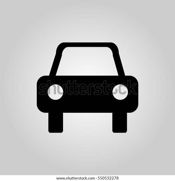 Car Silhouette Compact Car Stock Vector (Royalty Free) 550532278
