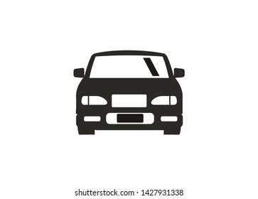 Car Simple Icon Front View Stock Vector (Royalty Free) 1427931338 ...