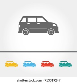 Car Single Icon Vector Illustration Stock Vector (Royalty Free ...