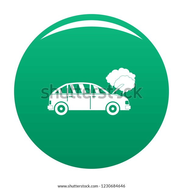 Car Smoke Icon Simple Illustration Car Stock Vector (Royalty Free ...