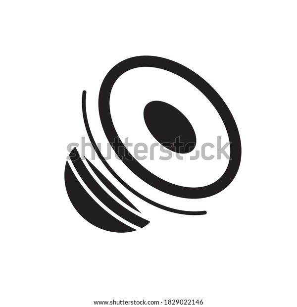 Car Speaker Icon Vector Illustration Flat Stock Vector (Royalty Free ...