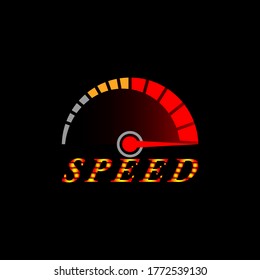 Car Speedometer Speed Design Vector Stock Vector (Royalty Free ...