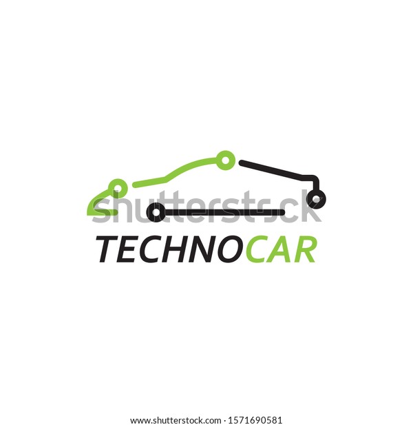 Car Technology Logo Design Symbol Vector Stock Vector (Royalty Free ...
