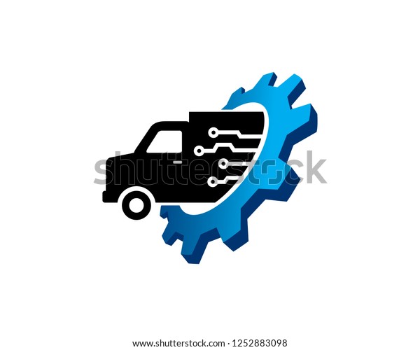 Car Technology Logo Template Design Vector Stock Vector (Royalty Free ...