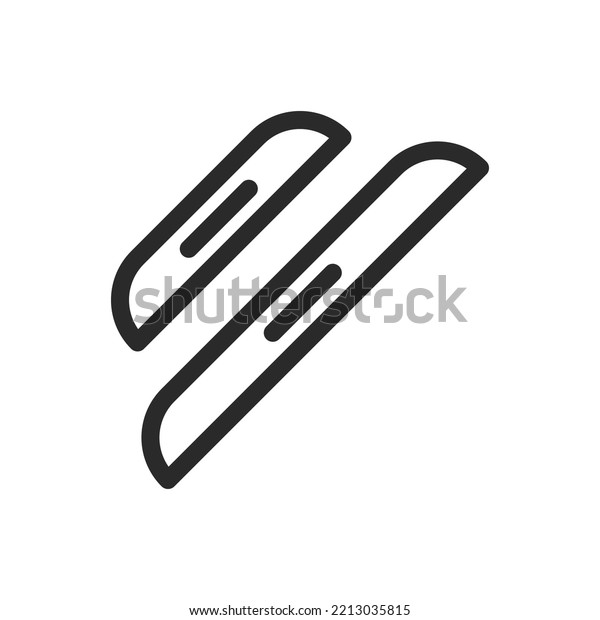 Car Thresholds Outline Icon Door Threshold Stock Vector (Royalty Free ...