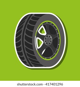 Car Tires Design Stock Vector (Royalty Free) 417401296 | Shutterstock