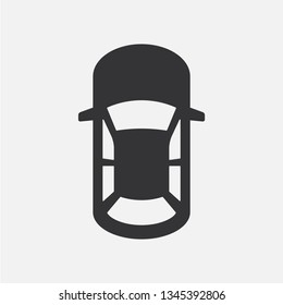 Car Top View Vector Icon Stock Vector (Royalty Free) 1345392806 ...