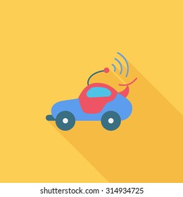 Car Toy Icon Flat Vector Related Stock Vector (Royalty Free) 314934725 ...