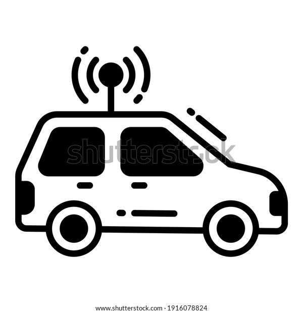 Car Tracker Icon Related Map Location Stock Vector (Royalty Free ...