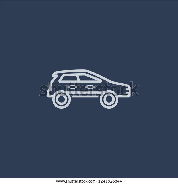 Car Trim Icon Car Trim Linear Stock Vector (Royalty Free) 1241826844 ...
