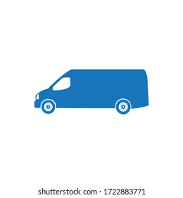 Car Van Blue Icon Design Stock Vector (Royalty Free) 1722883771 ...