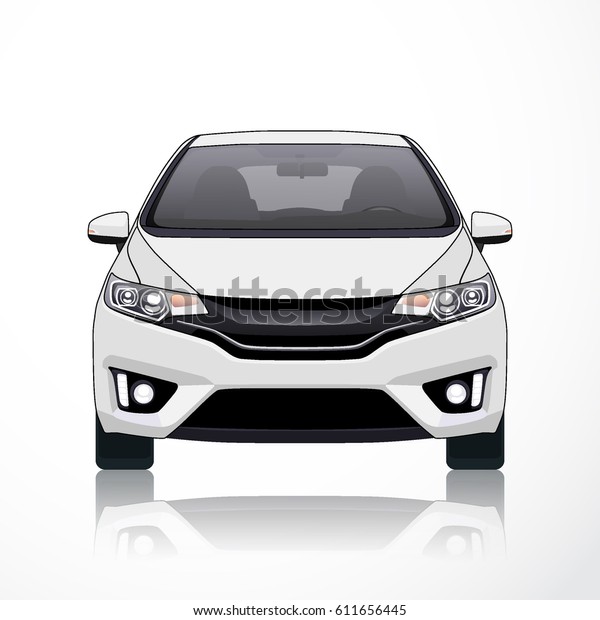 Car Vector Template On White Background Stock Vector (Royalty Free ...