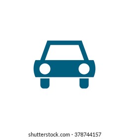 Car Vehicle Vector Icon Blue White Stock Vector (Royalty Free ...