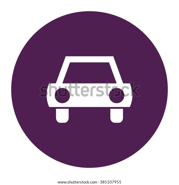 Car Vehicle Vector Icon Purple Stock Vector (Royalty Free) 385107955 ...
