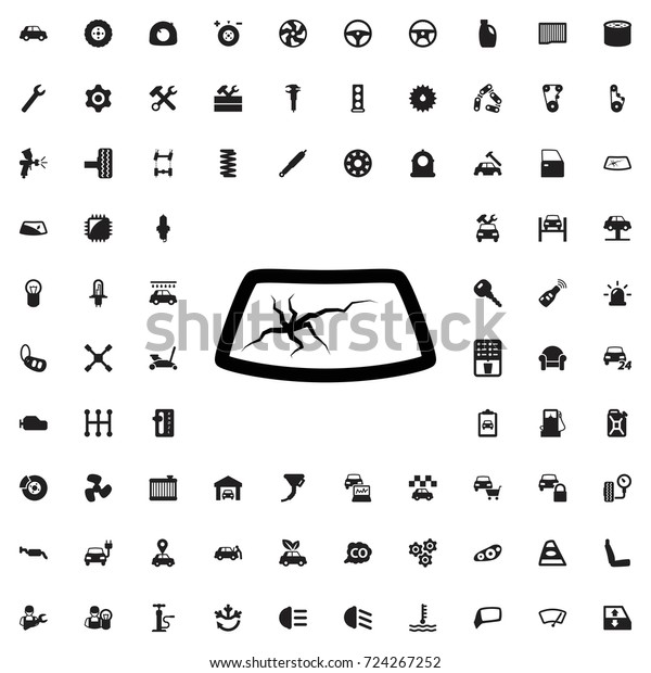 Car Window Repair Icon Set Filled: เวกเตอร์สต็อก (ปลอดค่าลิขสิทธิ์ ...