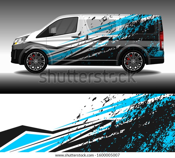 Car Wrap Decal Livery Design Vector Stock Vector (Royalty Free) 1600005007