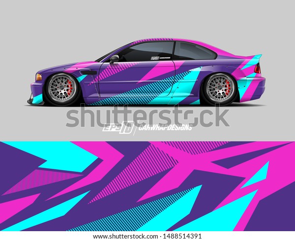 Car Wrap Design Concept Graphic Abstract Stock Vector (Royalty Free ...