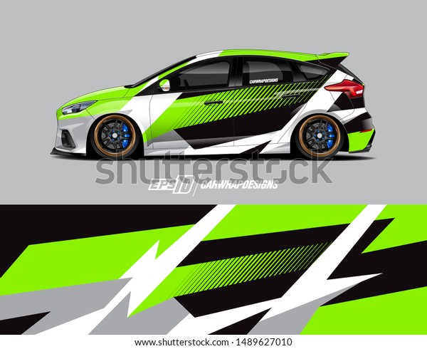 Car Wrap Graphic Abstract Stripe Wrapping : image vectorielle de stock ...