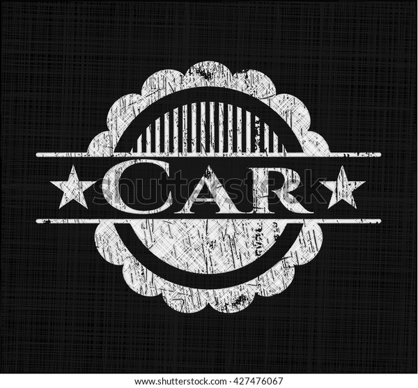 Car Written On Blackboard Stock Vector (Royalty Free) 427476067