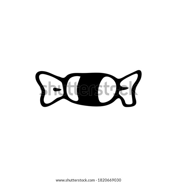 Caramel Doodle Handdrawn Picture Vector Illustration Stock Vector ...