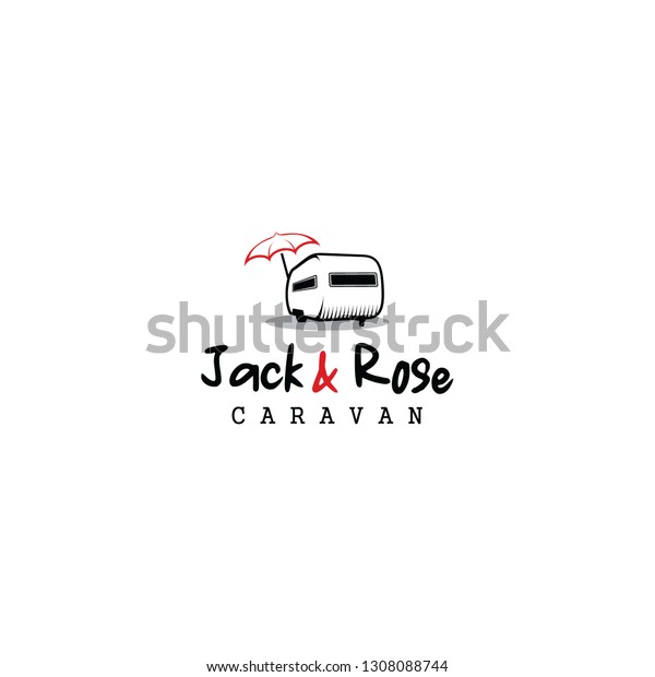 Caravan Rental Logo Design Stock Vector (Royalty Free) 1308088744 ...