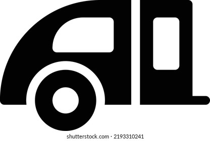 Caravan Vector Illustration On Transparent Background Stock Vector ...