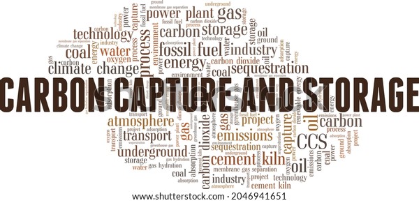Carbon Capture Storage Ccs Vector Illustration Stock Vector (Royalty ...