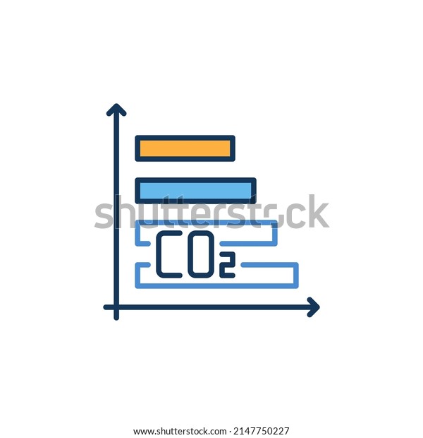 Carbon Dioxide Co2 Bar Chart Vector: เวกเตอร์สต็อก (ปลอดค่าลิขสิทธิ์ ...