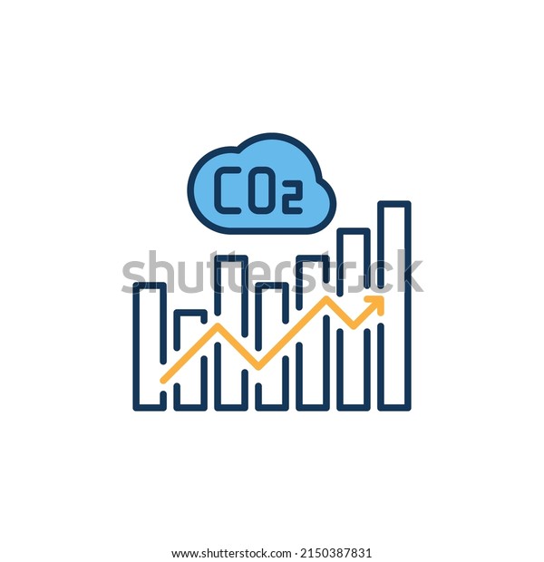 Carbon Dioxide Co2 Bar Chart Arrow: เวกเตอร์สต็อก (ปลอดค่าลิขสิทธิ์ ...