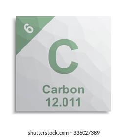 Carbon Element Periodic Table Stock Vector (Royalty Free) 336027389 ...