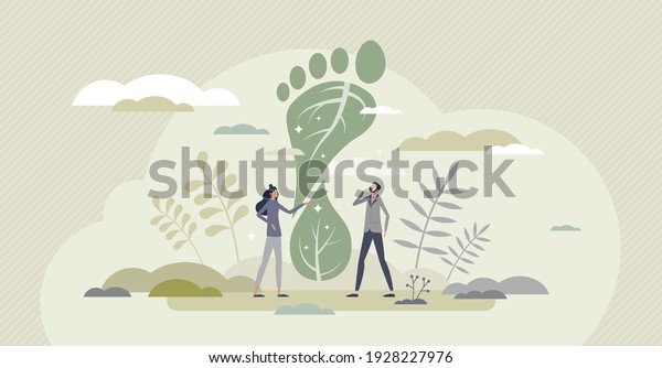 Carbon Footprint Effect Co2 Emission Problem Stock Vector (Royalty Free ...
