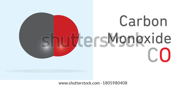 Carbon Monoxide Co2 Gas Molecule Space Stock Vector (Royalty Free ...