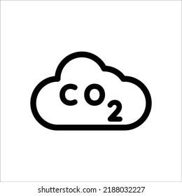 Carbon Monoxide Icon Line Vector Graphics Stock Vector (Royalty Free ...