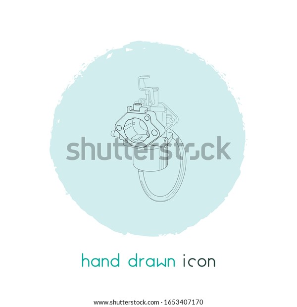 Carburetor Icon Line Element Vector Illustration Stock Vector (Royalty ...