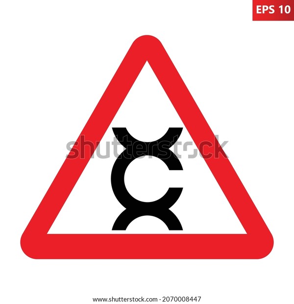 Carcinogen Hazard Sign Vector Illustration Red Stock Vector (Royalty ...