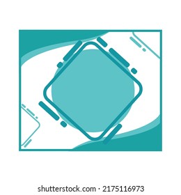Card Blue Layout Design Stock Vector (Royalty Free) 2175116973 ...