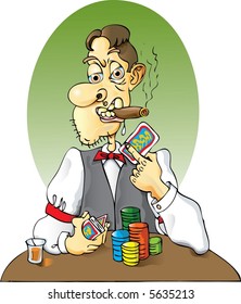 Card Dealer Stock Vector (Royalty Free) 5635213 | Shutterstock