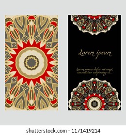 Card Mandala Design Stock Vector (Royalty Free) 1171419214 | Shutterstock